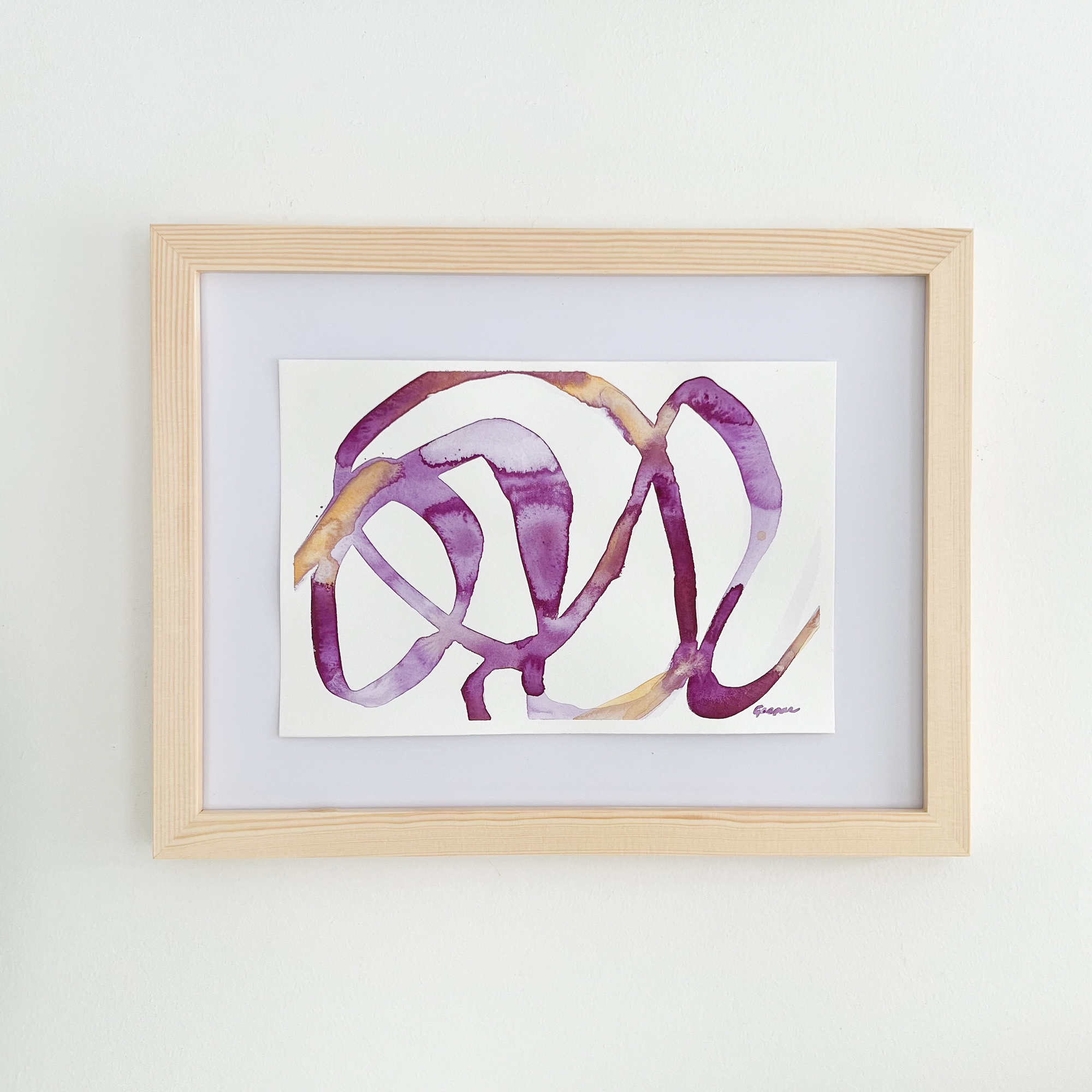 Small Violet Plant Cell | Mary Gaspar Art